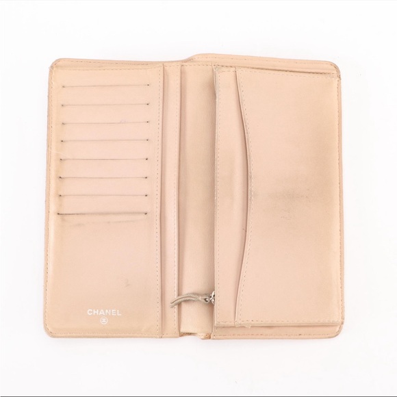 CHANEL | Bags | Chanel Quilted Leather Checkbook Wallet | Poshmark